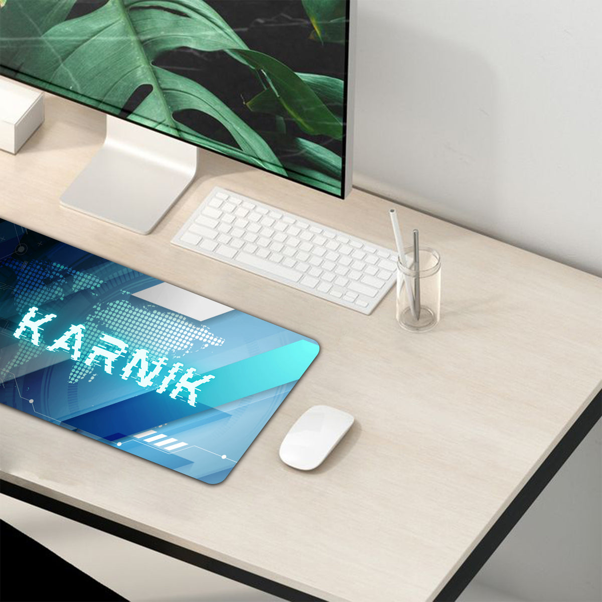 DFY Techy Design Desk Mat – Theskinmantra